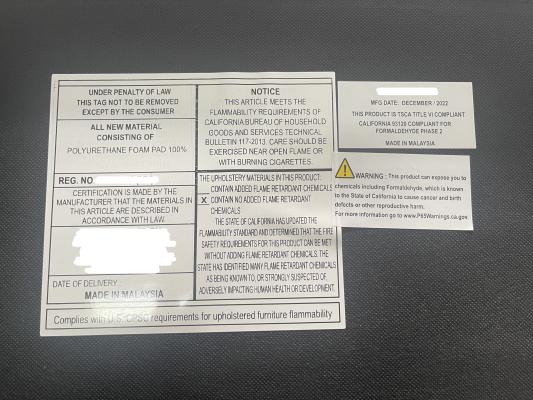 Home Design Recalls Upholstered Low Profile Standard and Platform Beds ...